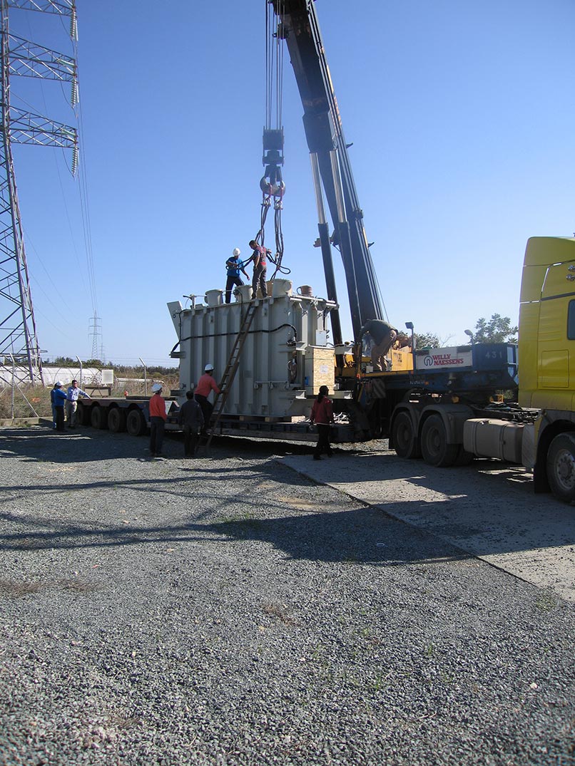 Positioning of Transformer - Shoham Shipping and Logistics