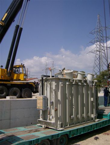 Delivery of Transformer - Shoham Shipping and Logistics